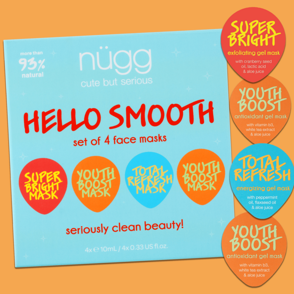 nügg Hello Smooth Face Mask Set for Mature & Aging Skin | Shobha